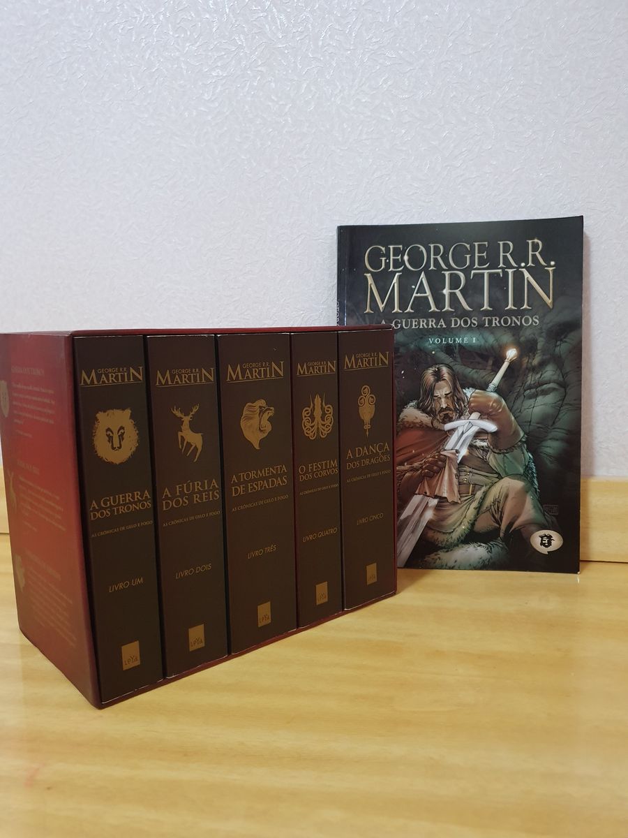Box Livros Game Of Thrones + Livro em Quadrinhos | Livro Usado 46328232 ...