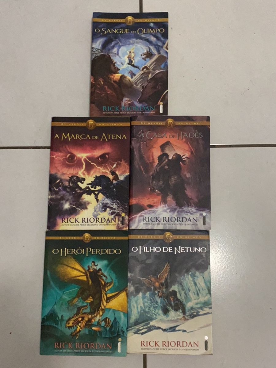 Box Os Heróis Do Olimpo 5 Volumes Livro Intrinseca Usado 69087282