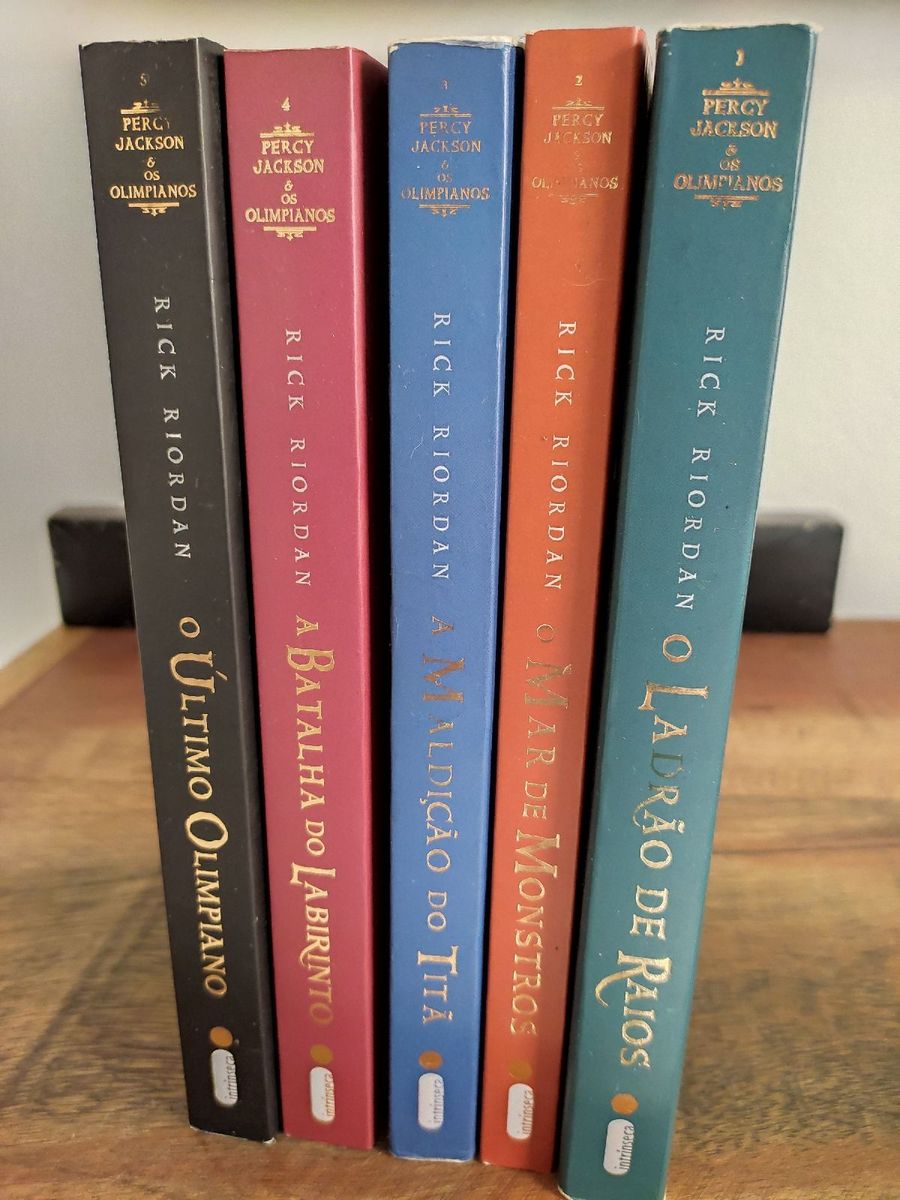 Box Percy Jackson (volume I, Ii, Iii, Iv e V) | Item Info & Eletro Intrinseca Usado 78620956 ...