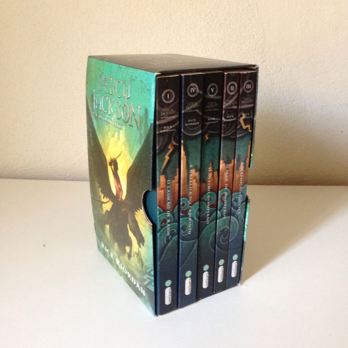 Box Percy Jackson | Livro Intrinseca Nunca Usado 31103070 | enjoei