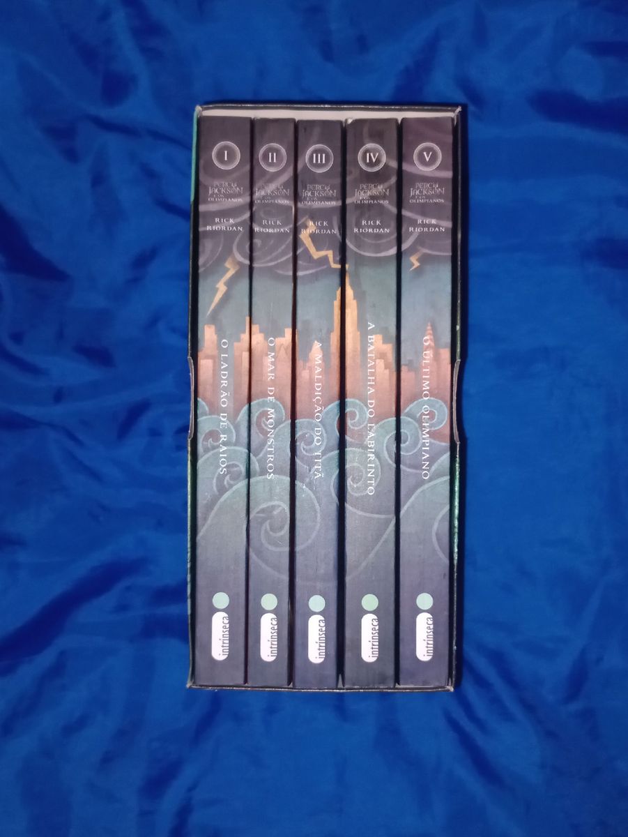 Box Percy Jackson | Livro Intrinseca Usado 65766867 | enjoei