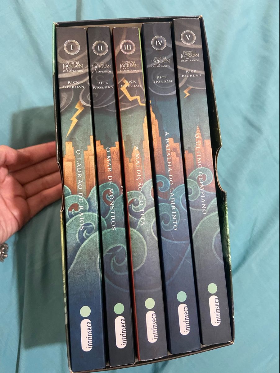 Box Percy Jackson | Livro Intrinseca Usado 82431803 | enjoei