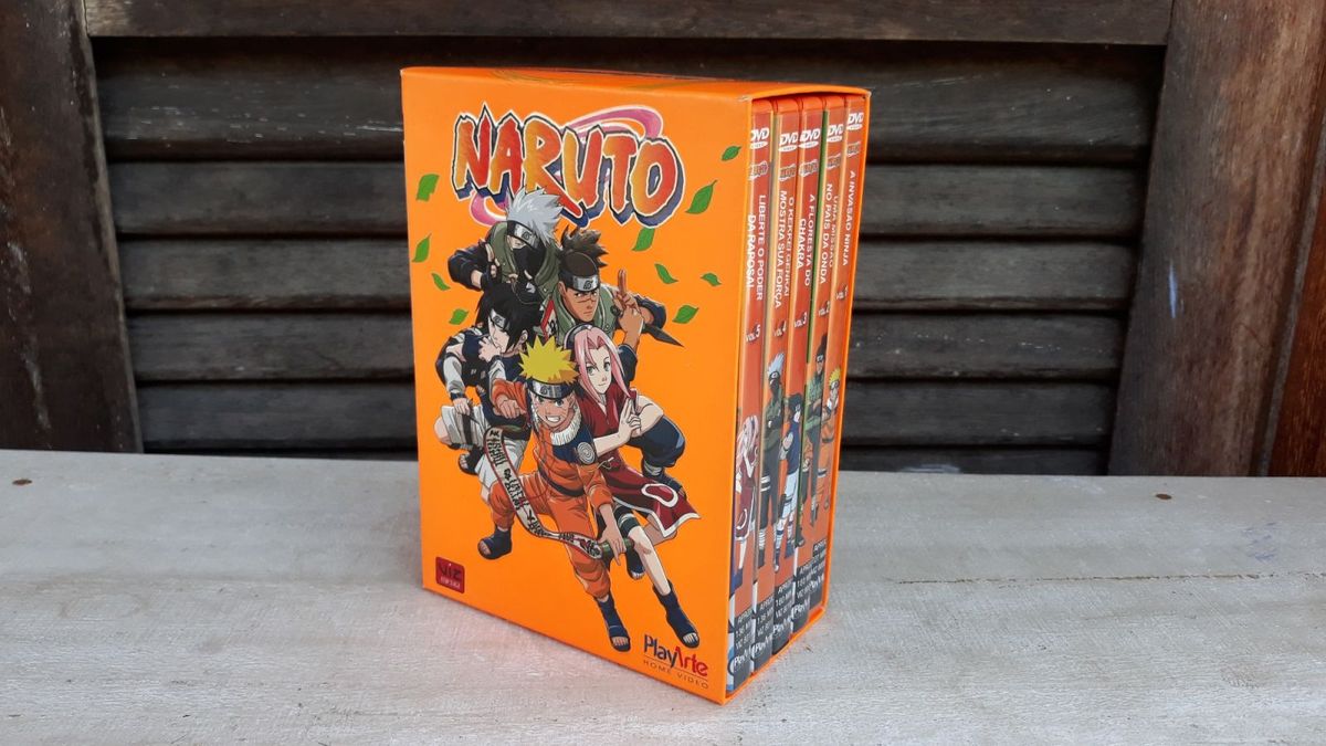Box Série Naruto 5 Dvds 19 Episódios | Filme e Série Playarte Nunca ...