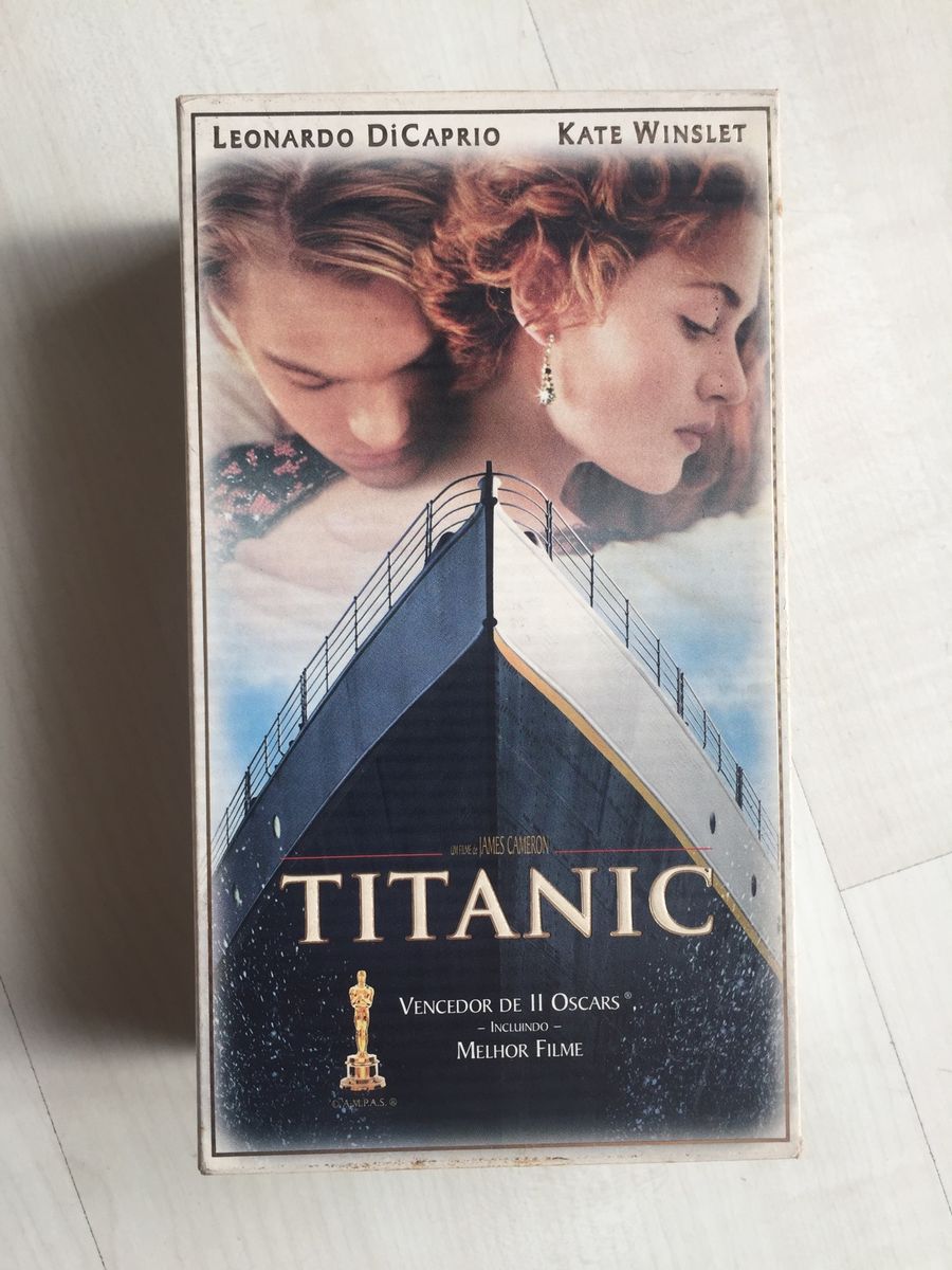 Box Titanic Vhs Legendado 2 Fitas | Filme e Série Paramont Usado ...