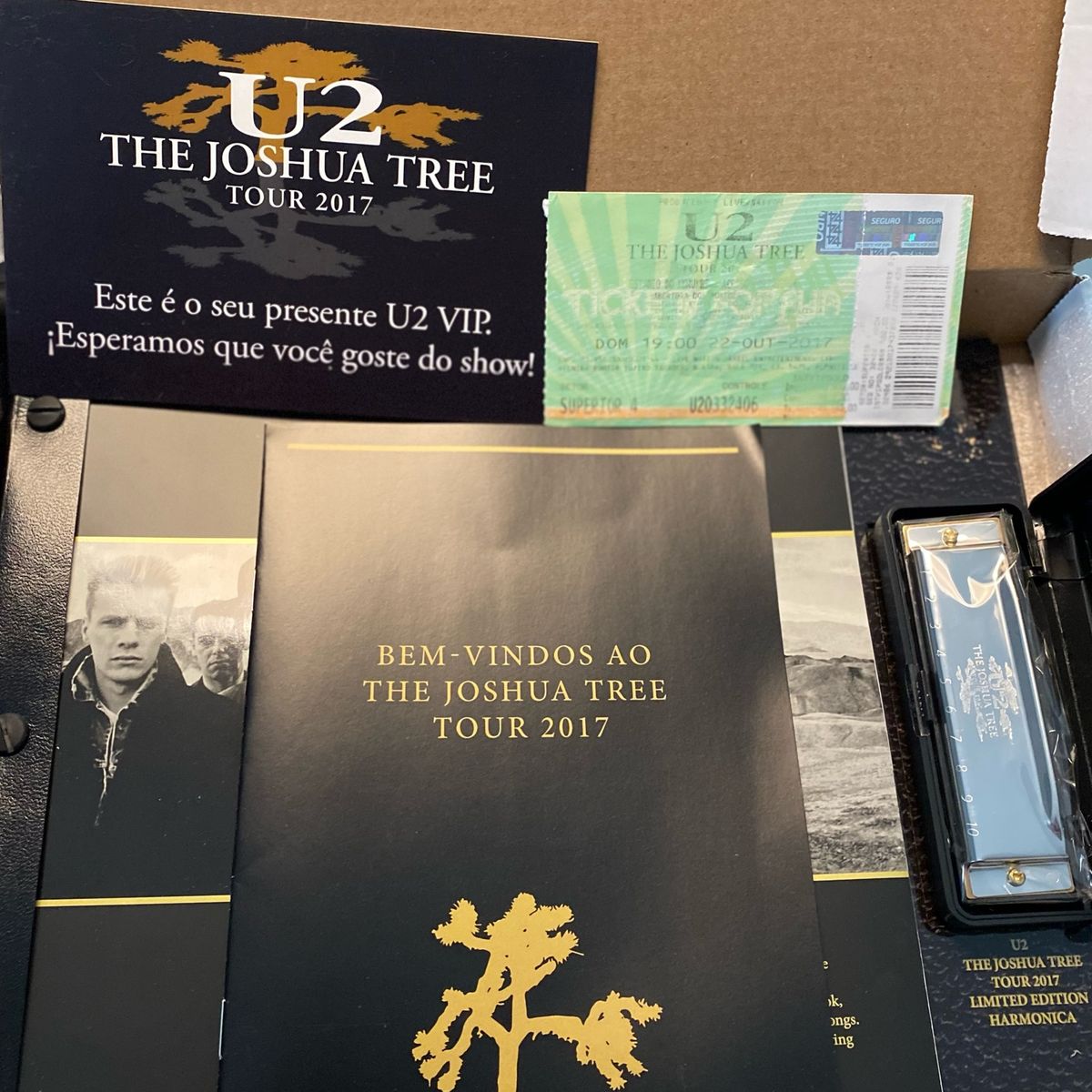 Box U2 Joshua Tree Colecionadores. Gift do Camarote Show 2017 No ...
