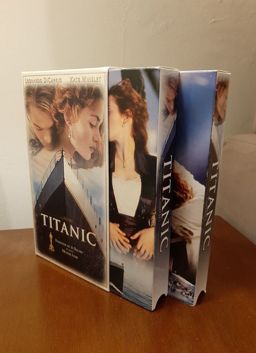 Box Vhs - Titanic - Legendado | Item de Música Fox/Paramount Usado ...