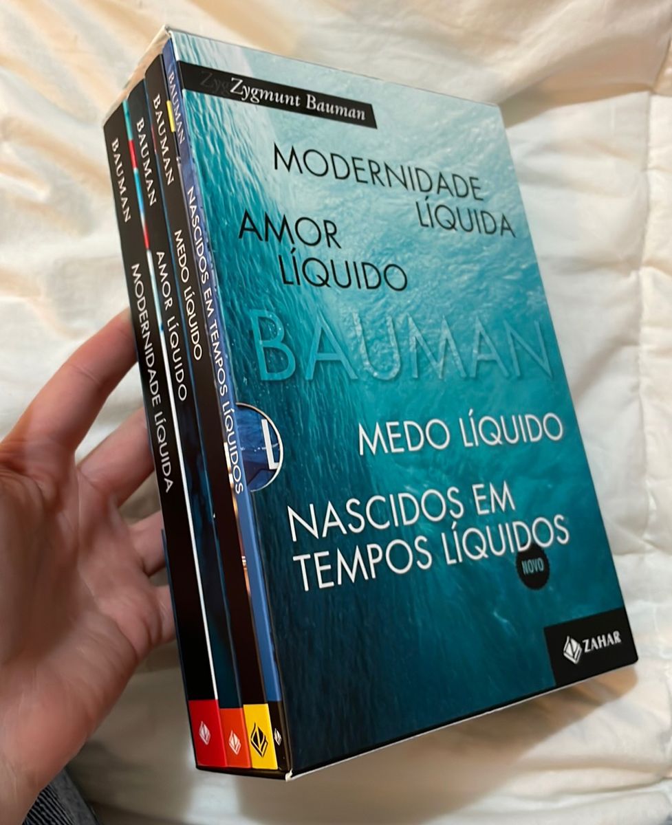 Box Zygmunt Bauman Modernidade Amor Medo Líquido | Livro Zahar Nunca ...