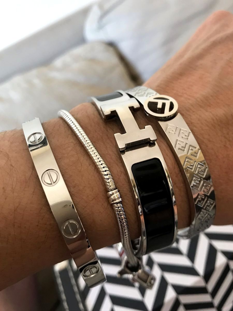Bracelete Hermès - Pulseira Hermes Linha Top Premium Italiana Imagens ...
