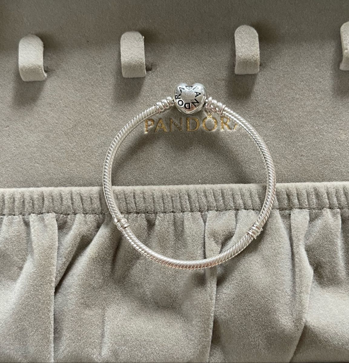 Bracelete Pandora de Prata Fecho de Coração | Jóia Feminina Pandora ...