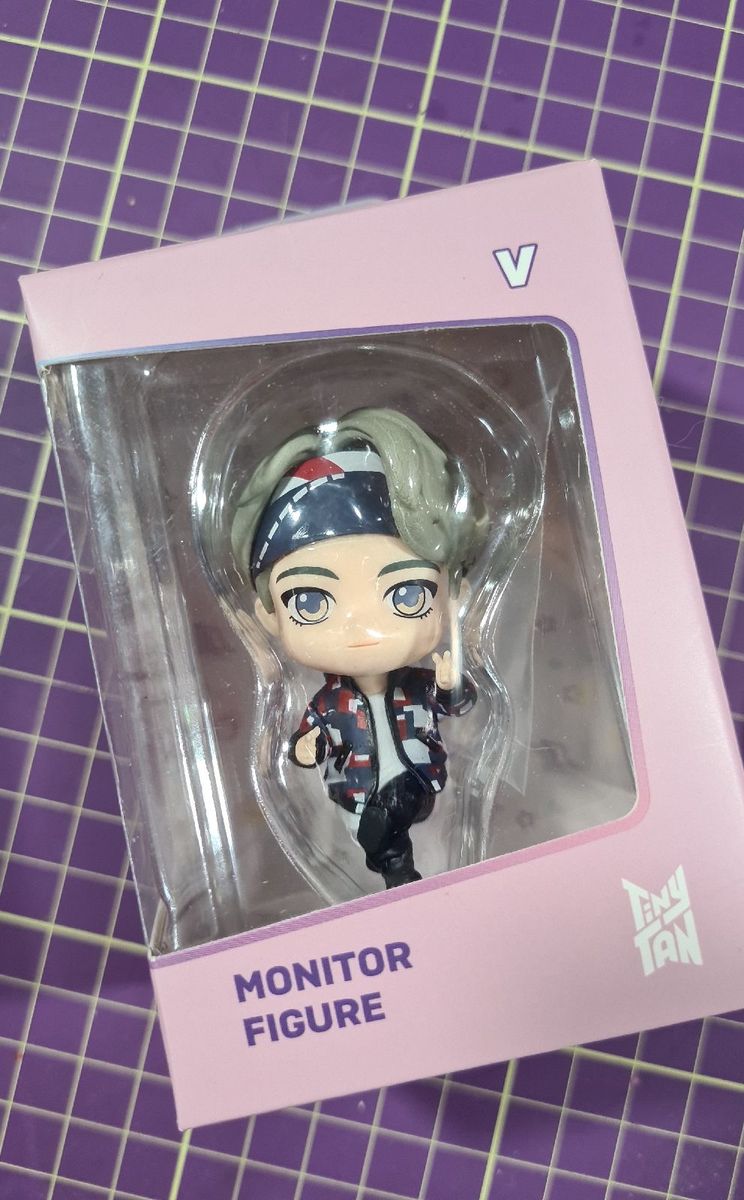 Bts - Monitor Figure Tinytan | Item de Papelaria Tinytan Nunca Usado ...