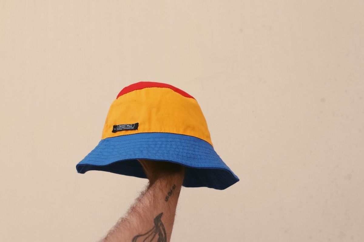 Bucket Bauhaus | Chapéu Masculino Ovestruz Nunca Usado 44342945 | enjoei