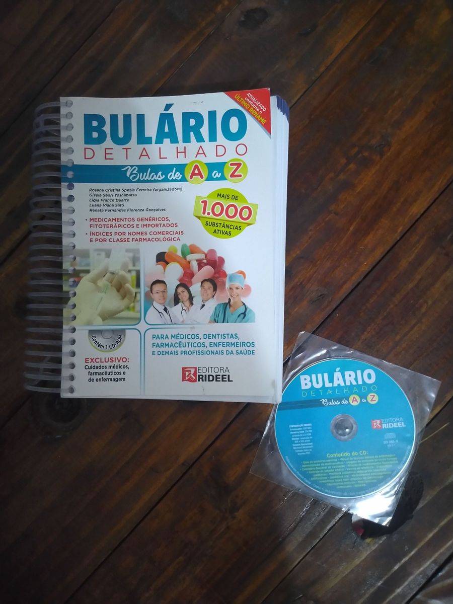 Bulário Detalhado. Bulas de a a Z com Cd | Livro Ridell Usado 79655298 ...