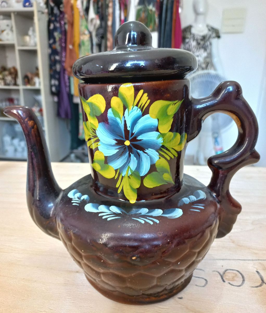 Bule Antigo Cerâmica | Produto Vintage e Retro Usado 68481121 | enjoei