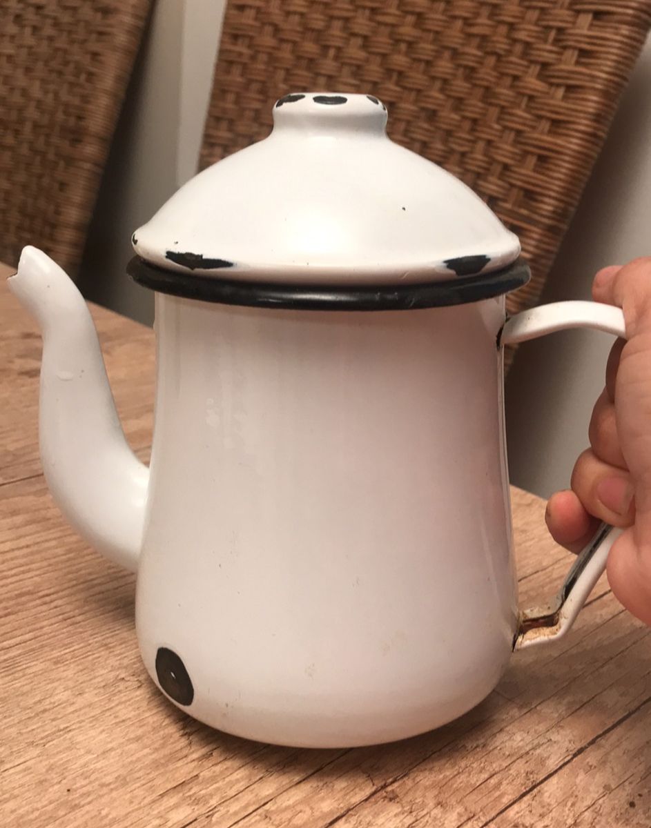 Bule Esmaltado Antigo | Móvel de Cozinha Artesanal Usado 54717875 | enjoei