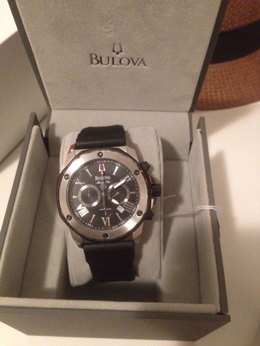 Bulova Marine Star 98b127 | Relógio Masculino Bulova Nunca Usado ...
