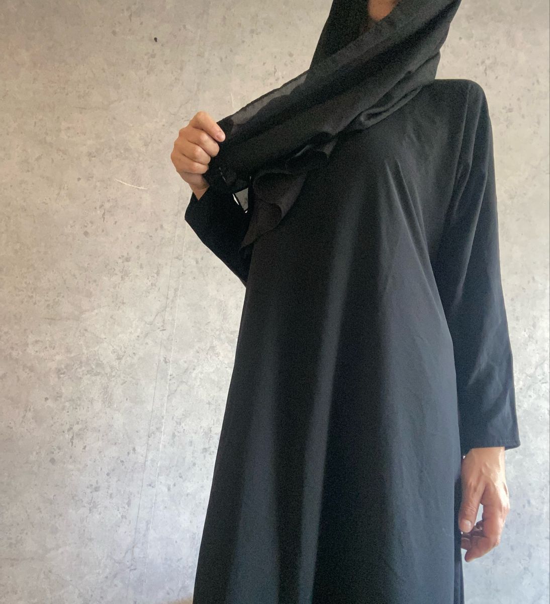 Burca Básica Preta Direto de Abu Dhabi | Vestido Feminino Burca Abu ...