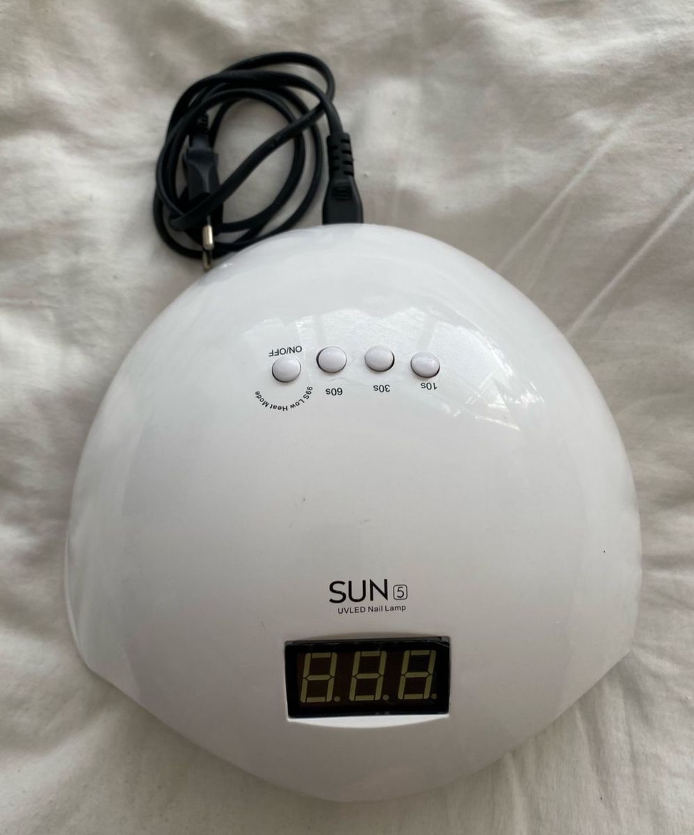 Cabine Uv/led Lamp Sun5. | Produto p/ Unhas Nunca Usado 79823299 | enjoei