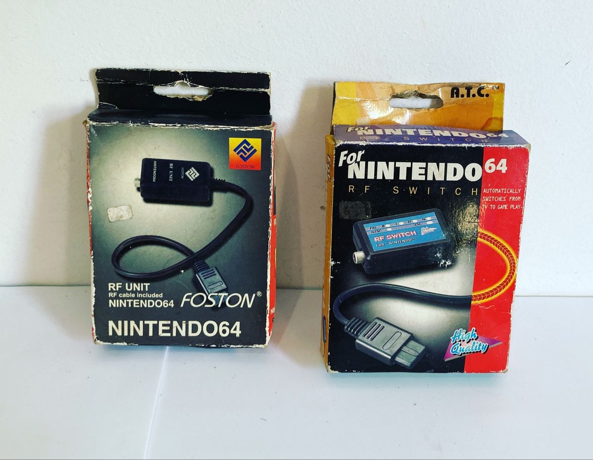Cabo de Vídeo Nintendo 64 Rf | Acessório p/ Videogame Nintendo 64 Nunca ...