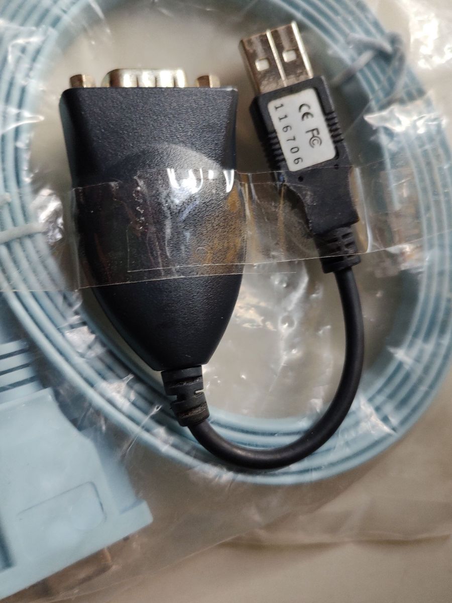 Cabo Serial Rj45 + Rs232 + Usb | Computador Desktop Ethernet Nunca ...