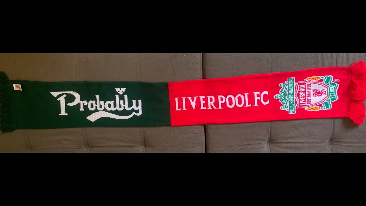 Cachecol Liverpool Carlsberg Oficial Relíquia | Lenço Masculino ...