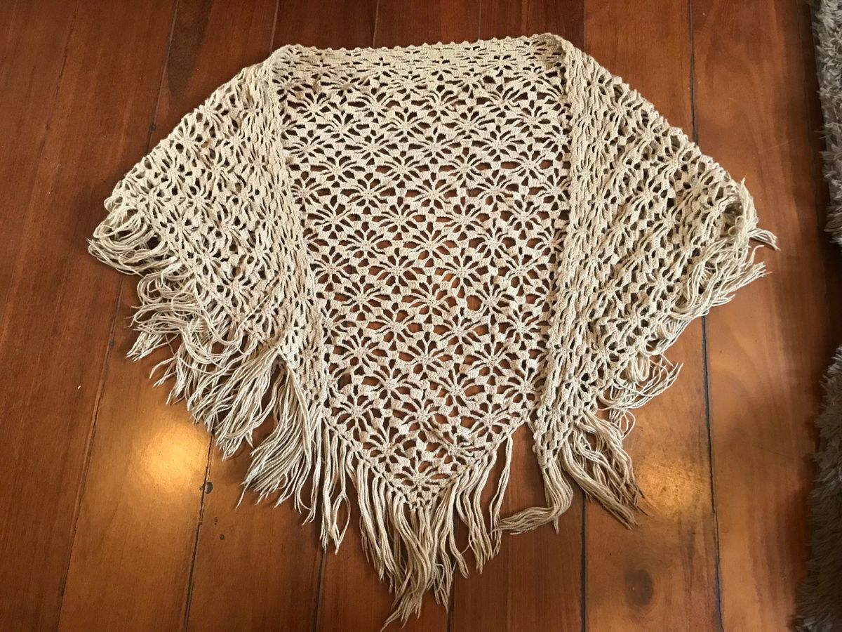 Cachecol Tipo Chale | Lenço Feminino Cris Barros Nunca Usado 86896751 ...