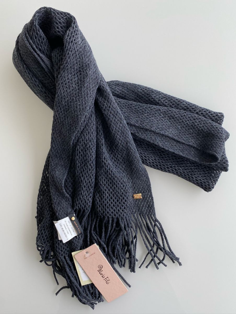 Cachecol Tricot Novo Maria Filo! | Lenço Feminino Maria Filó Nunca ...