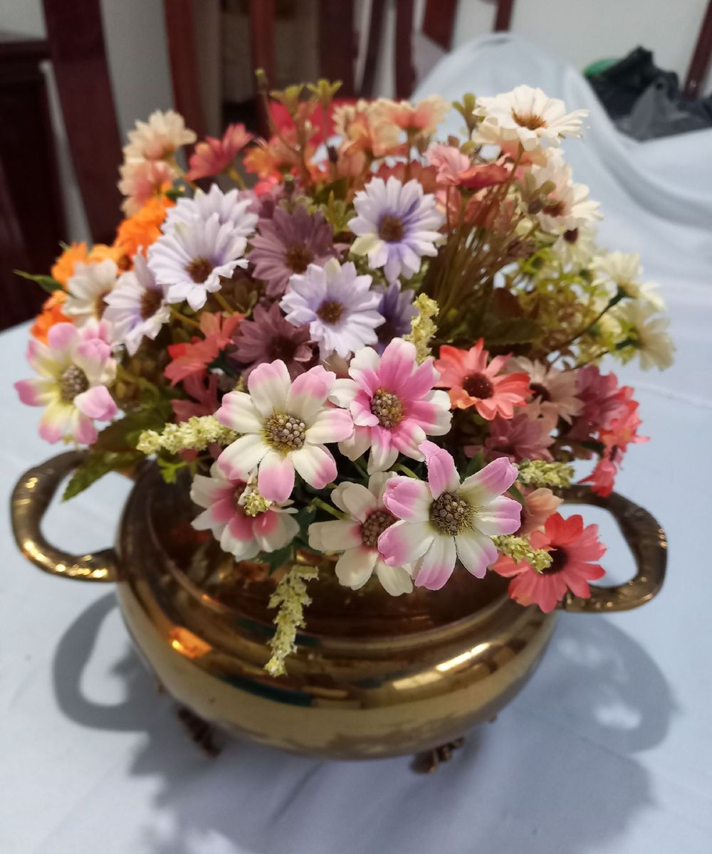 Cachepo Flores do Campo | Item de Decoração Art'decor Usado 73256155 ...