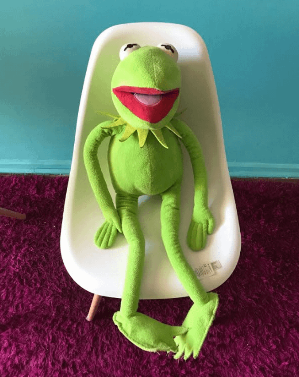 Caco Sapo Muppets Pelúcia Importado Disney | Pelúcia Disney Usado ...