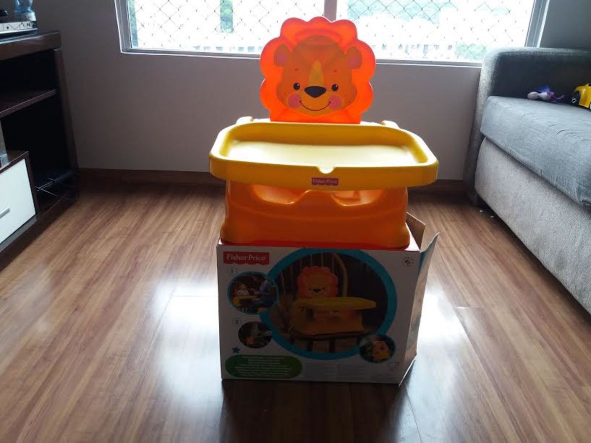 Cadeira de Alimentação Fisher Price Leãozinho | Cadeirinha Infantil ...