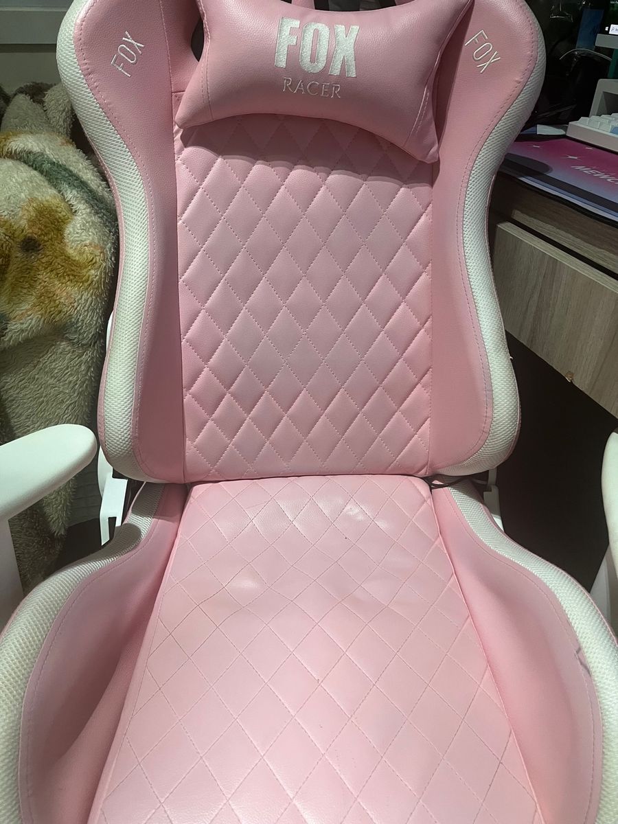 Cadeira Fox Racer Rosa | Cadeira Fox Racer Usado 92619937 | enjoei