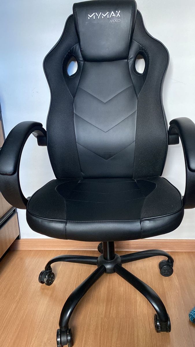 Cadeira Gamer Mx0 Giratoria Preto Mymax | Cadeira Mx0 Usado 74230617 | enjoei