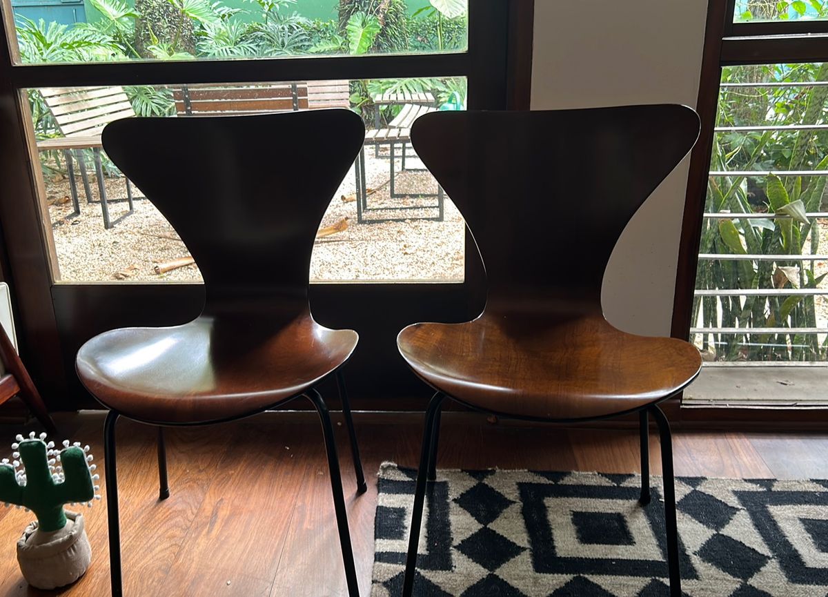 Cadeira Modelo 3107 - Arne Jacobsen - Ano de 1955 (cp192) | Cadeira Jacobsen Usado 80135000 | enjoei