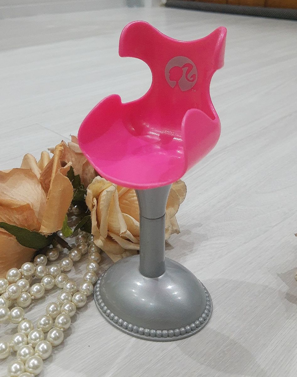 Cadeira Salão Camarim Barbie Matel | Brinquedo para Bebês Cadeira Salão ...