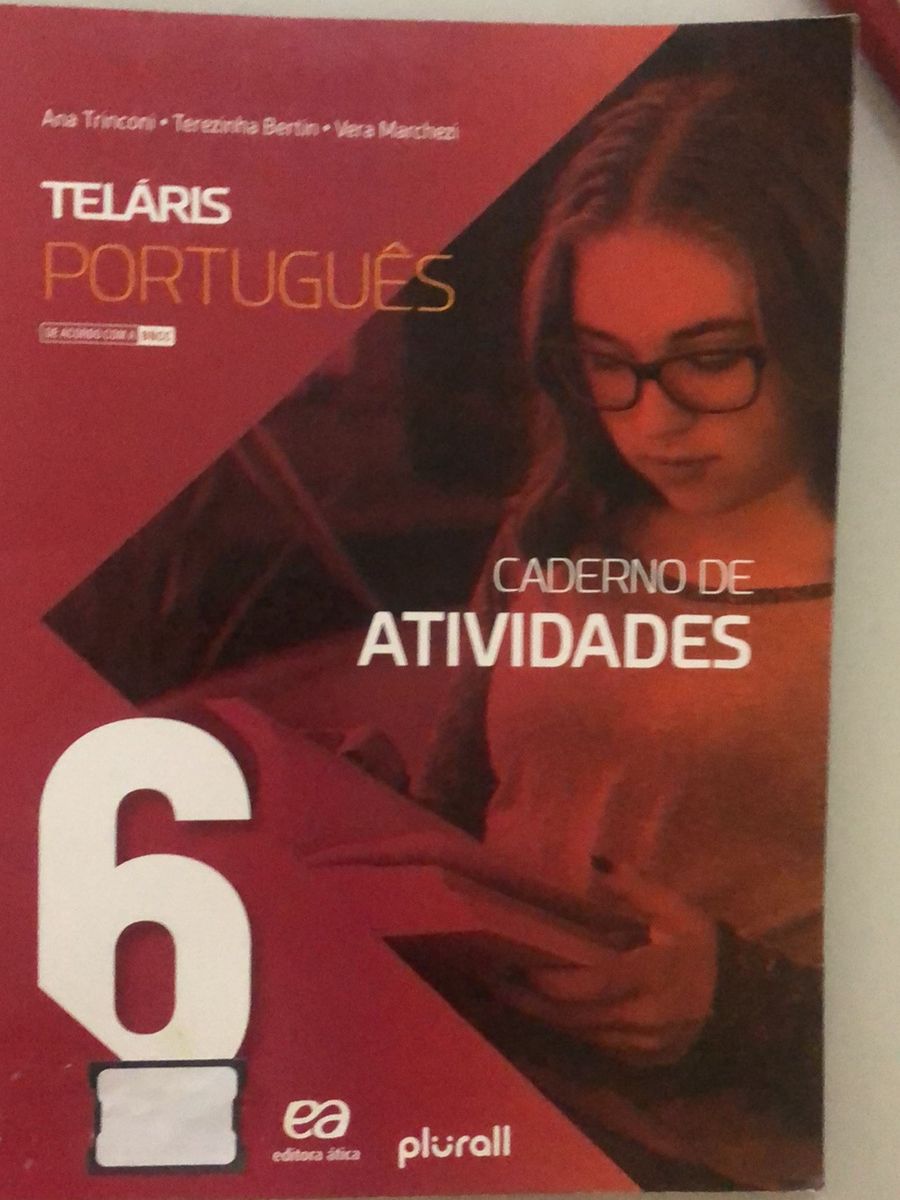 Caderno Atividades Português Telaris 6 Ano | Livro Editora ática/Plurall Usado 72054074 | enjoei