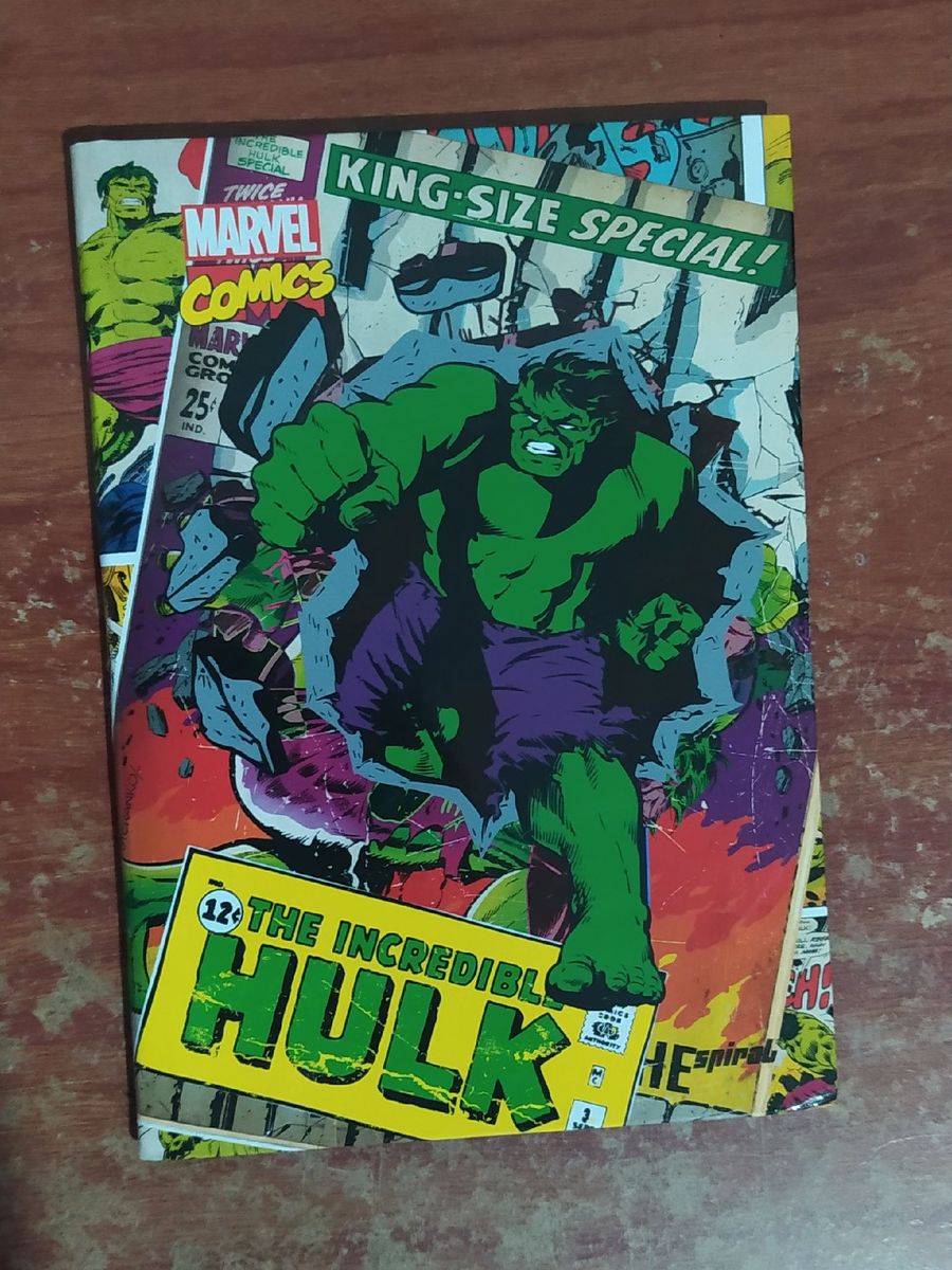 Caderno Capa Dura Marvel Hulk | Item de Papelaria Spiral Nunca Usado ...