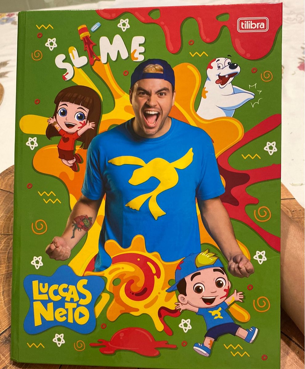 Caderno Luccas Neto | Livro Tilibra Nunca Usado 81420946 | enjoei