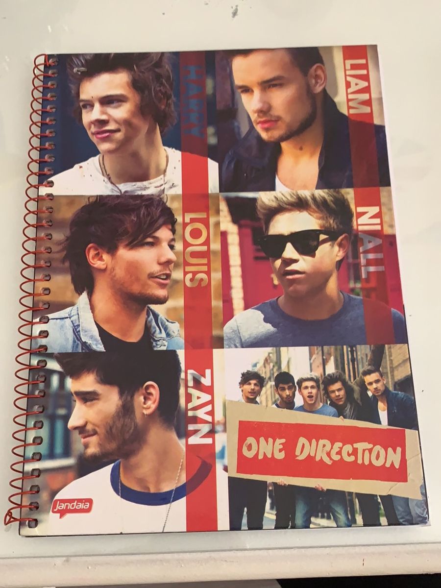 Caderno One Direction 96 Folhas | Livro Jandaia Nunca Usado 44094306 ...