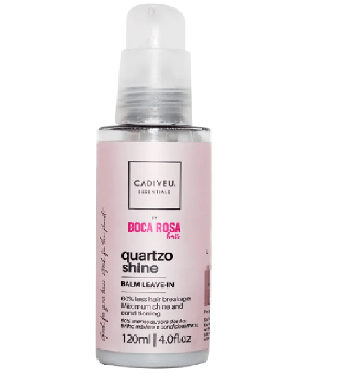 Cadiveu Professional Boca Rosa Hair Quartzo Shine Balm - Leave-in 120ml ...