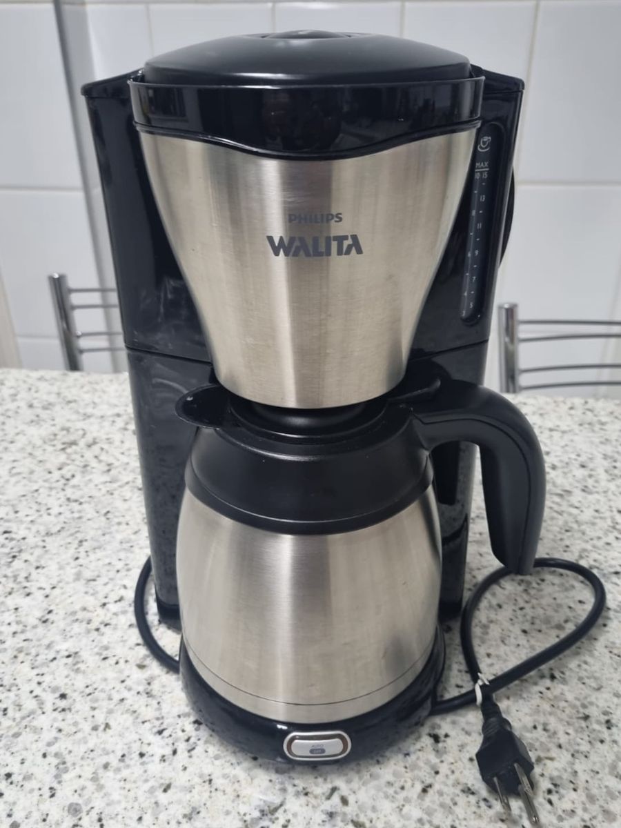 Cafeteira Philips Walita Totalmente de Inox | Eletrodoméstico Philips ...