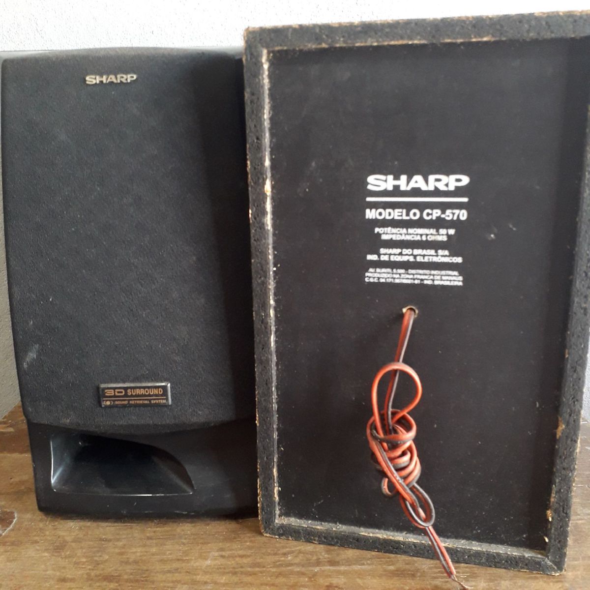 Caixa Acústica Speaker - Sharp | TV e Display Sharp Usado 75429110 | enjoei