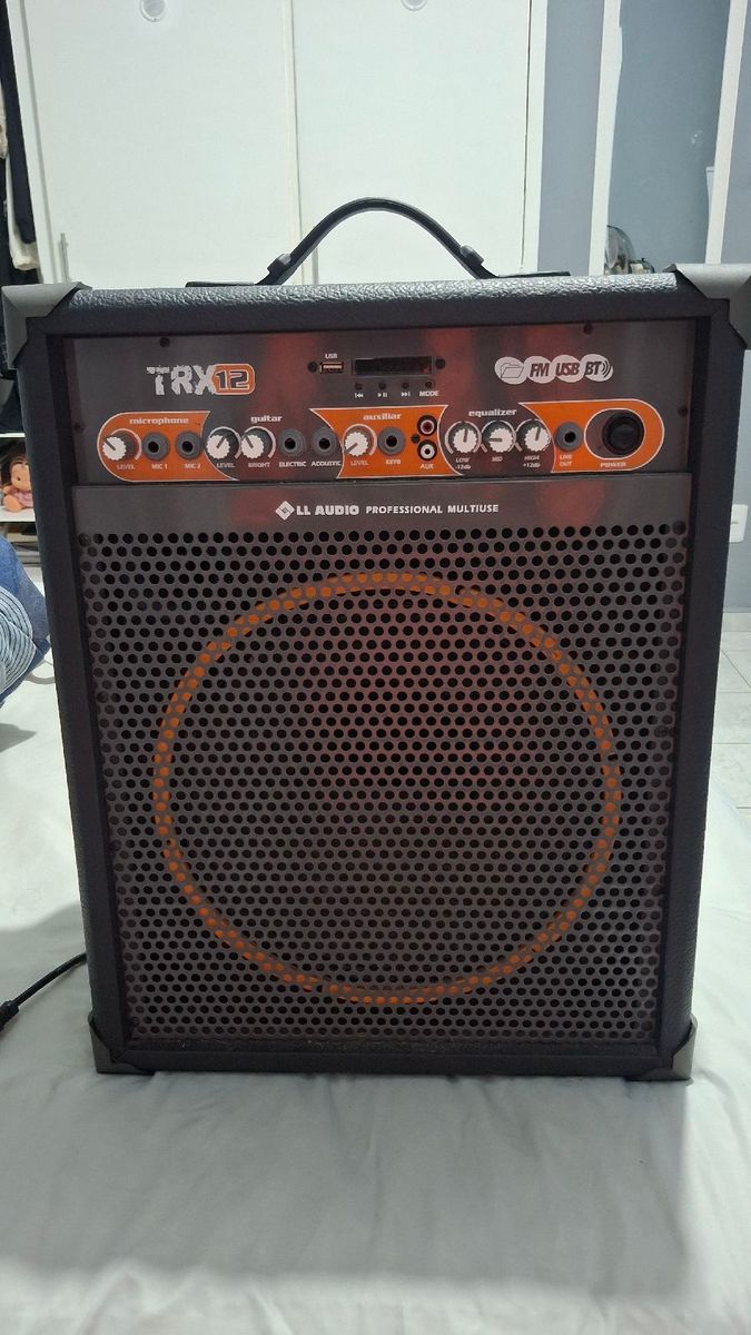 Caixa de Som Amplifica Multiuso Trx10 / 60w Bluetooth + Fm | Item Info ...