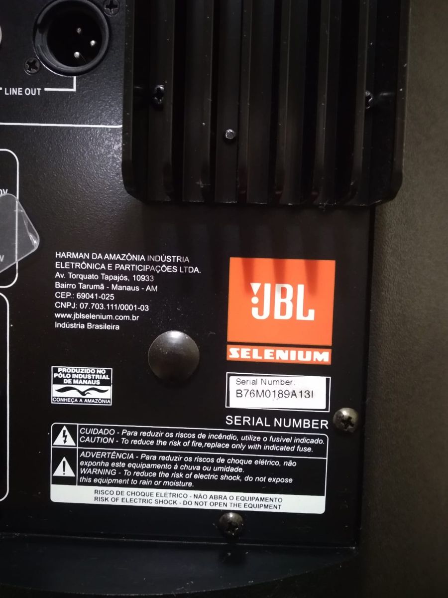 Caixa de Som Ativa Jbl Selenium Js121a Usb 12 | Item de Música Jbl ...