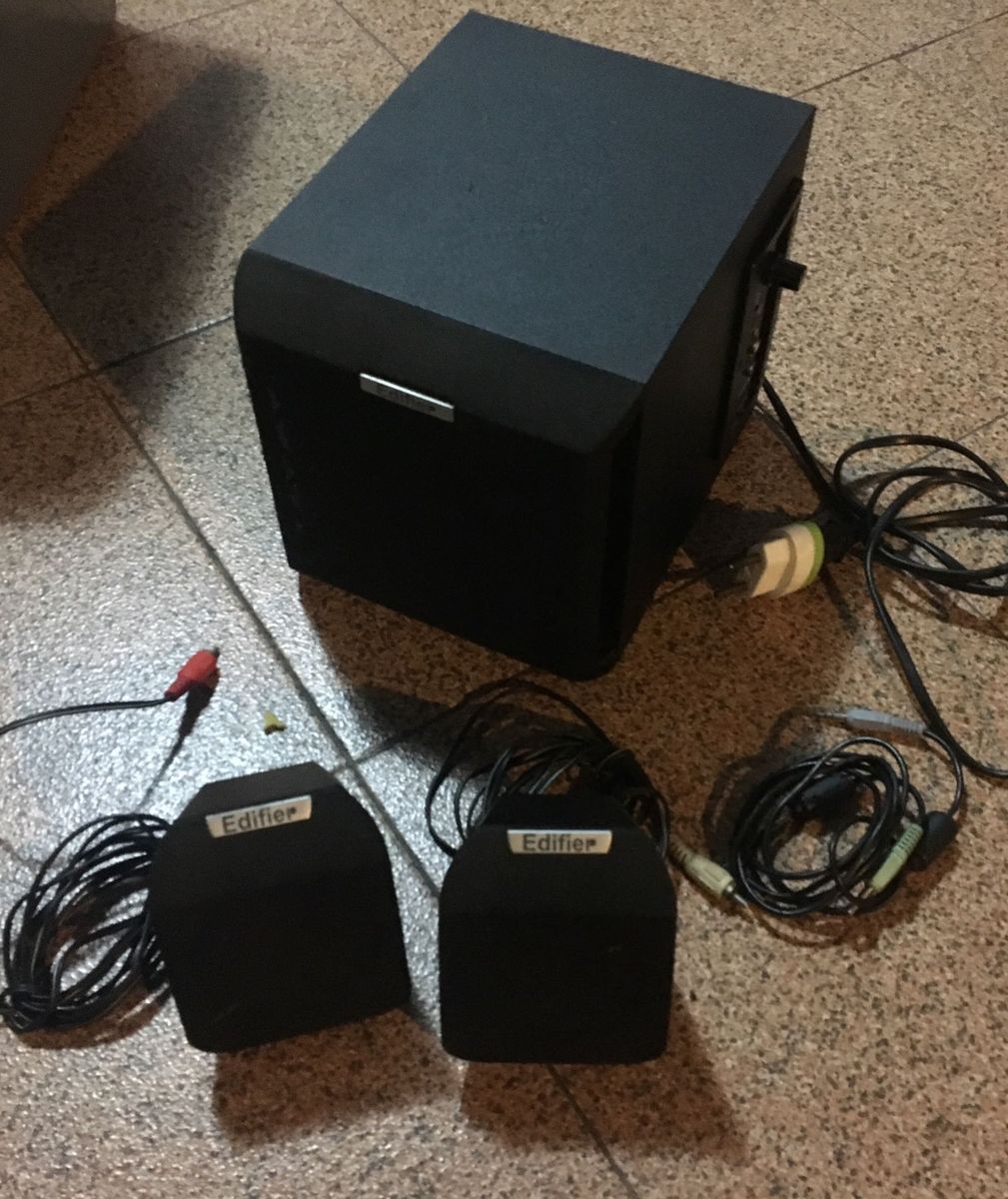 Caixa de Som Edifier X100 - 2.1 (subwoofer) | Item de Música Edifier ...