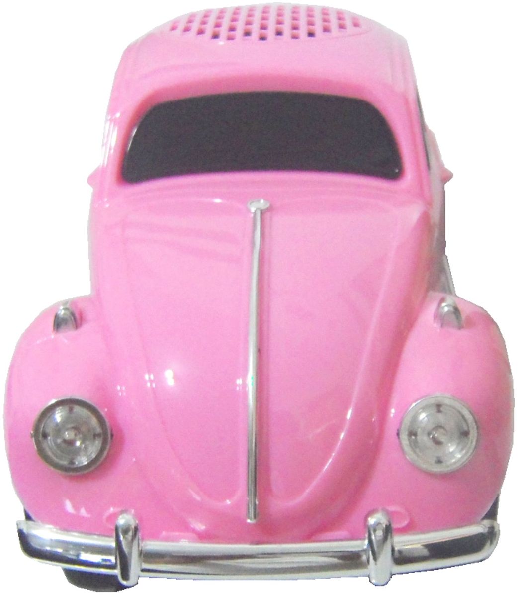 Caixa de Som Fusca Rosa Mp3 Fm Usb | Item de Decoração Fusca Rosa Nunca ...