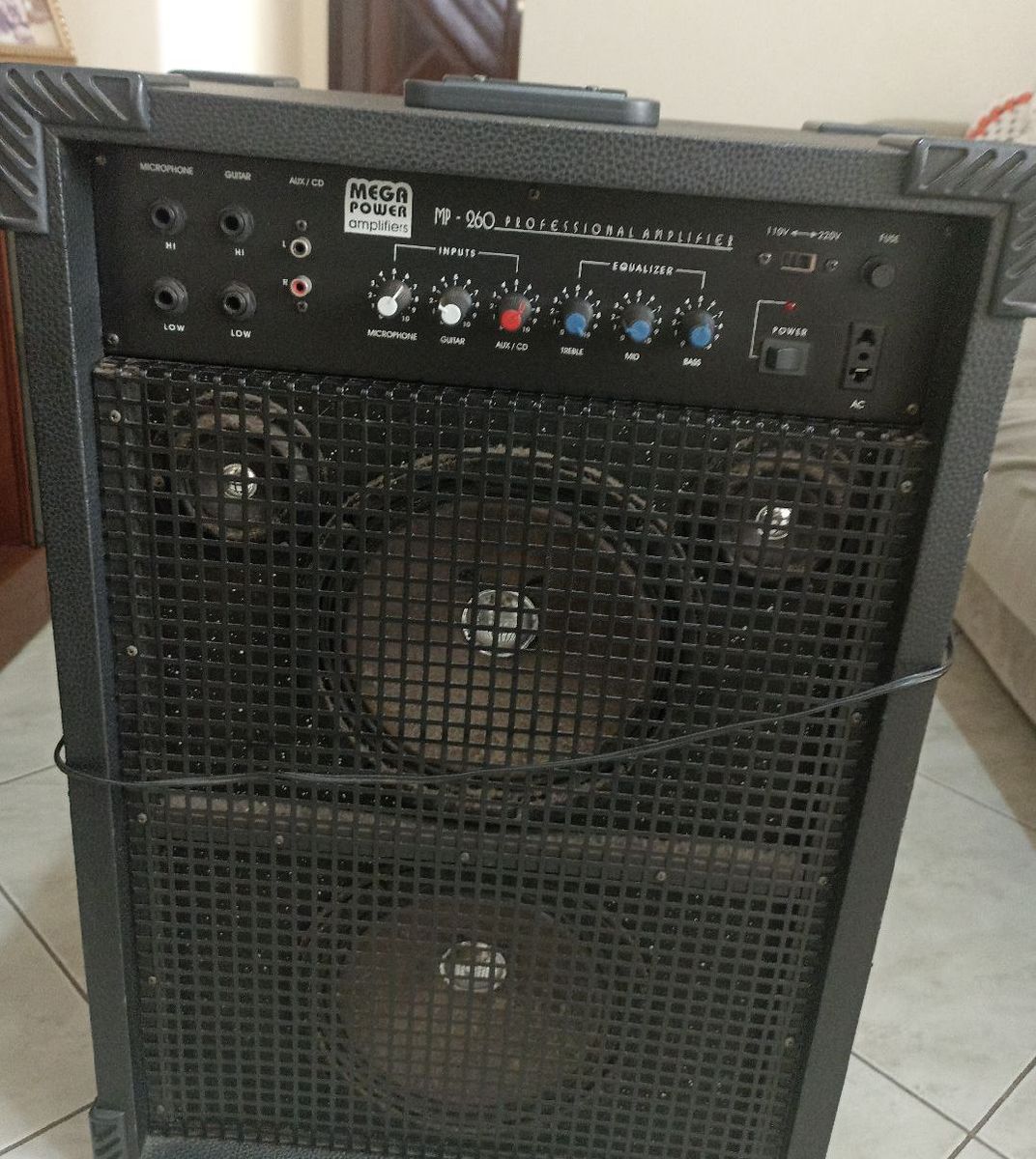 Caixa de Som Maga Power | Item Info & Eletro Mega Power Mp 260 Usado ...