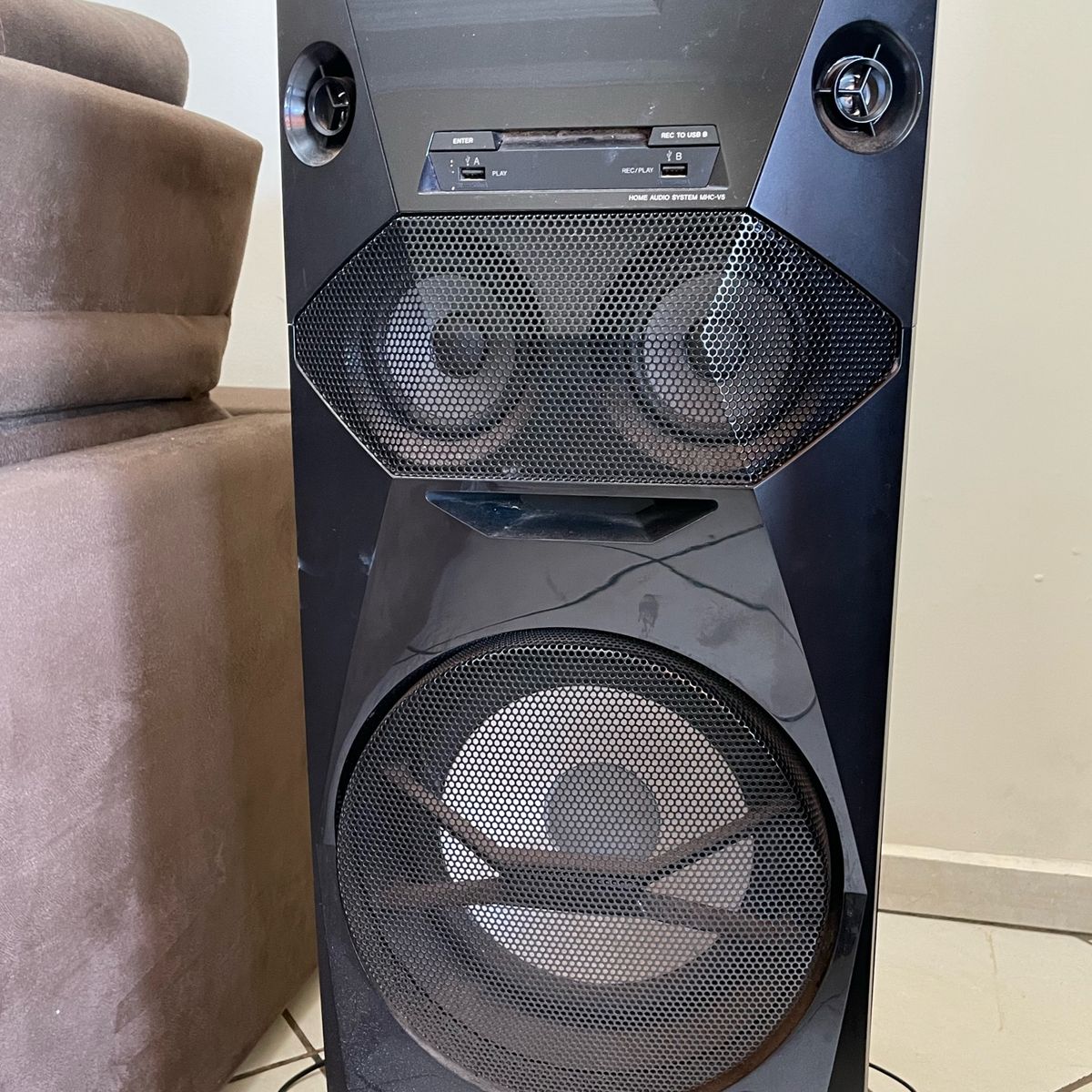 Caixa de Som Sony (modelo Mhc-v5) | Item de Música Sony Usado 76678048 ...