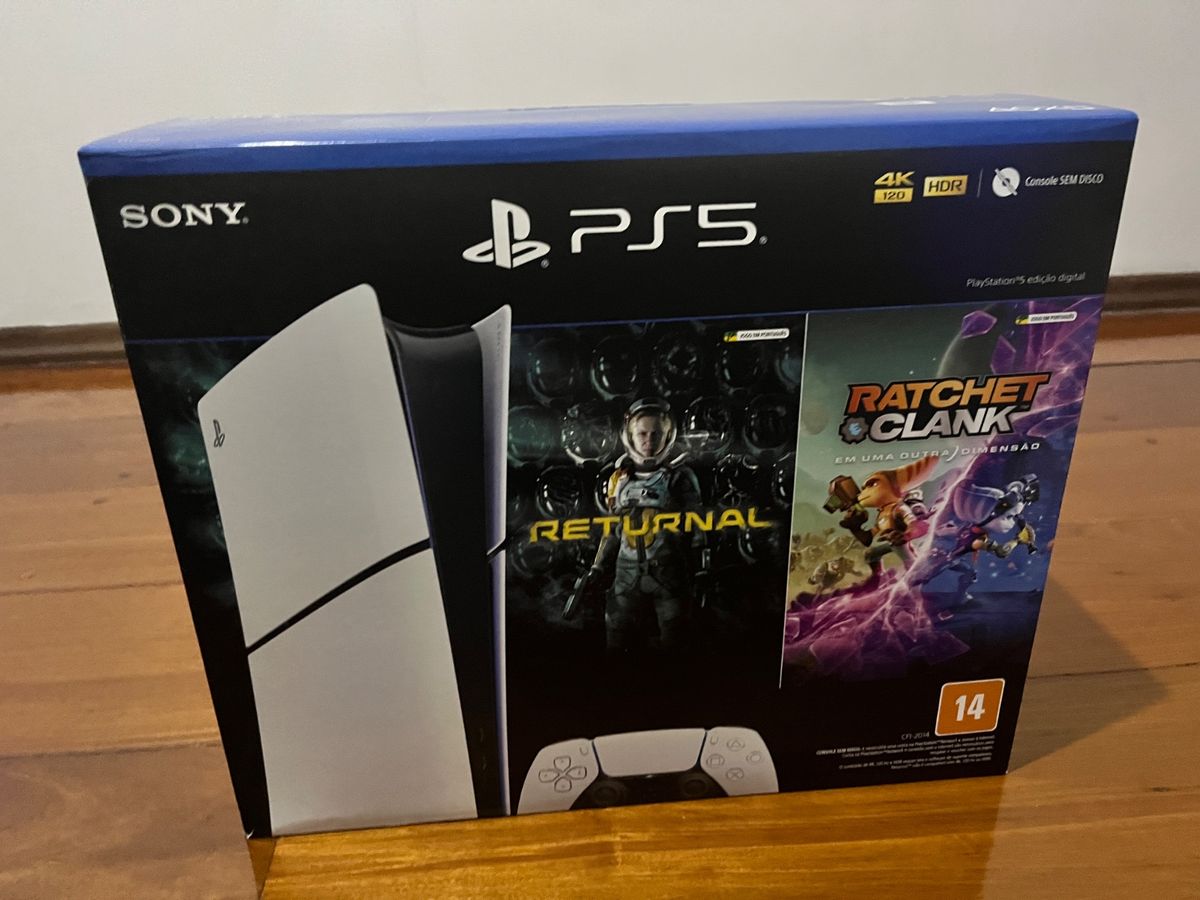 Caixa do Ps5 Slim Digital Vazia | Item Info & Eletro Sony Usado ...