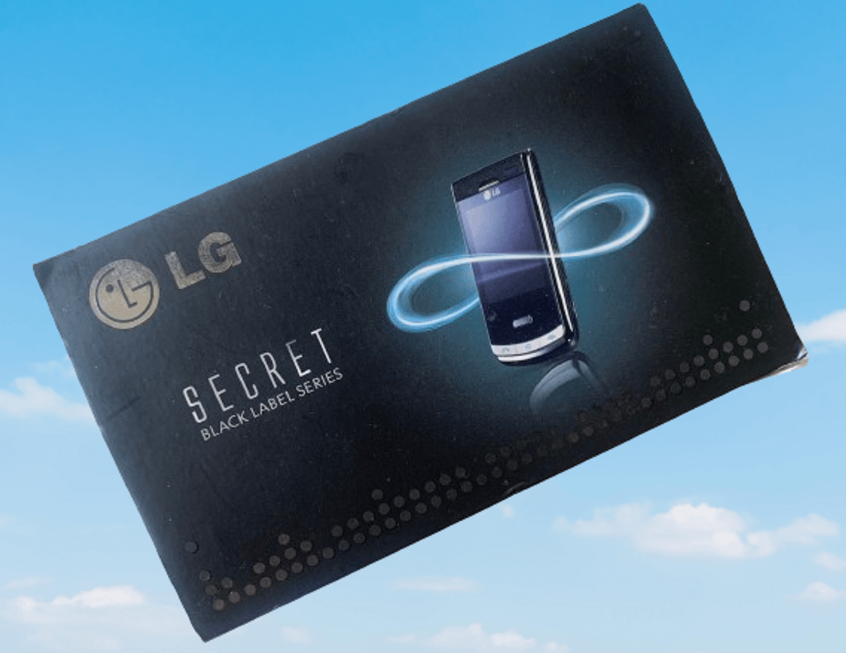 Caixa Original Multiuso Embalagem Das Antigas Lg Secret Black Label ...