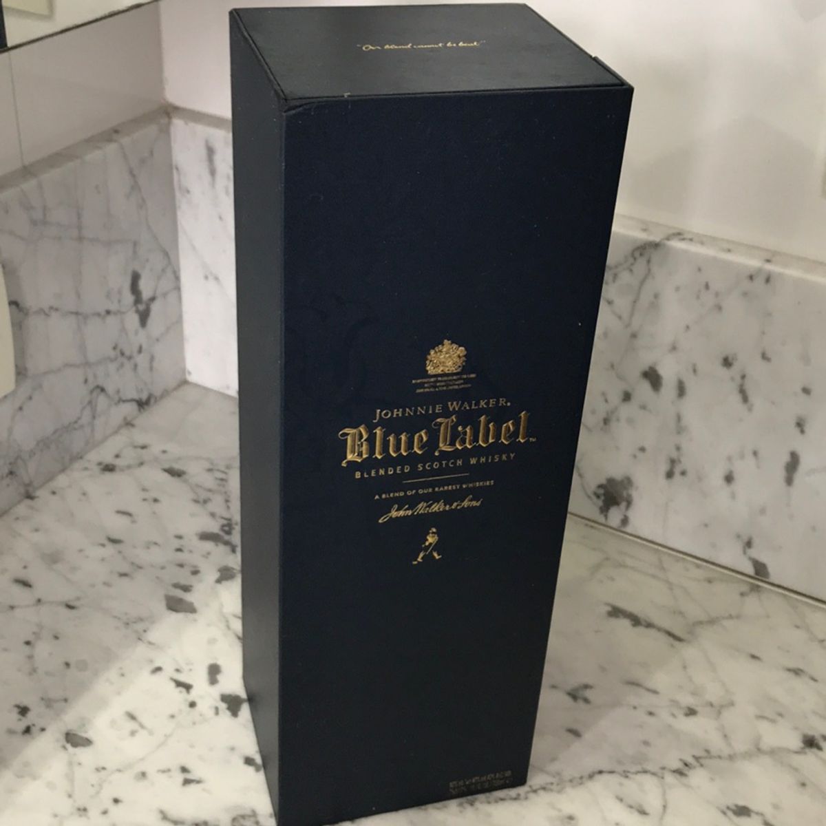 Caixa Vazia Blue Label | Item de Decoração Johnnie Walker Usado ...