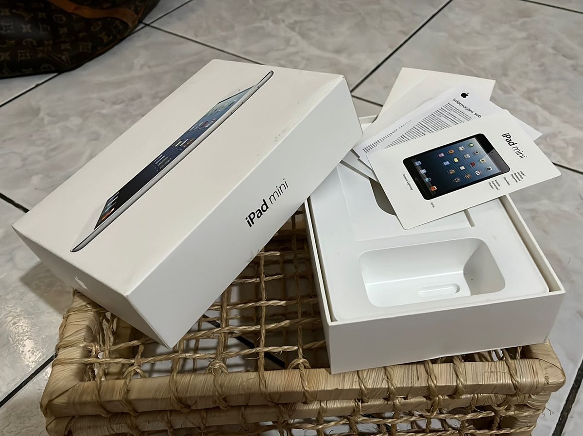 Caixa Vazia Ipad Mini 64 Gb Branco | Tablet Ipad Apple Usado 81628053 | enjoei